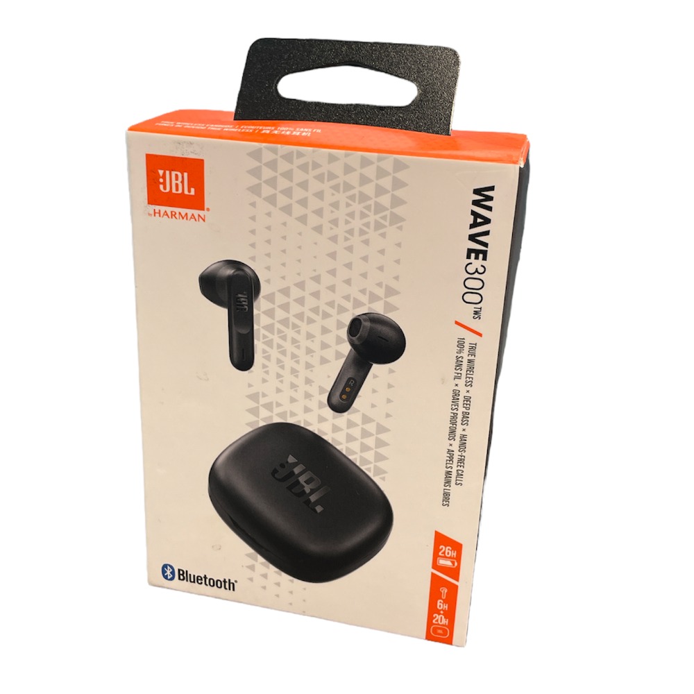 New JVC JBL Wave 300 TWS In-Ear Bluetooth Earbuds - Black - Own4Less